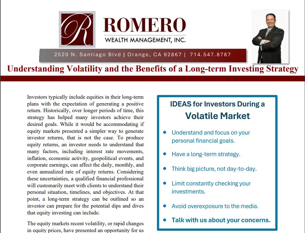 Understanding Volatility and the Benefits of a Long-term Investing ...